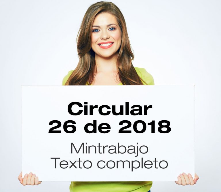 Circular 26 de 2018 - Aclaraciones estándares mínimos SG-SST