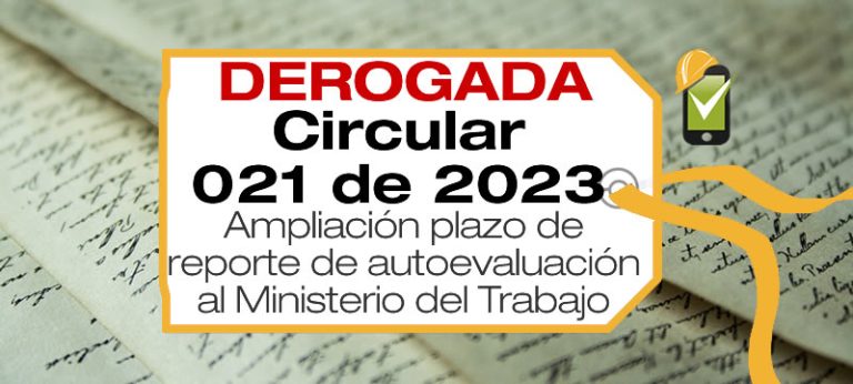 Circular 021 de 2023 - SafetYA®