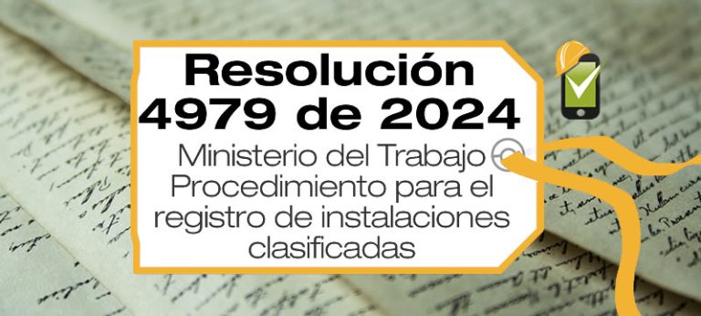 Resolución 4979 de 2024 - SafetYA®